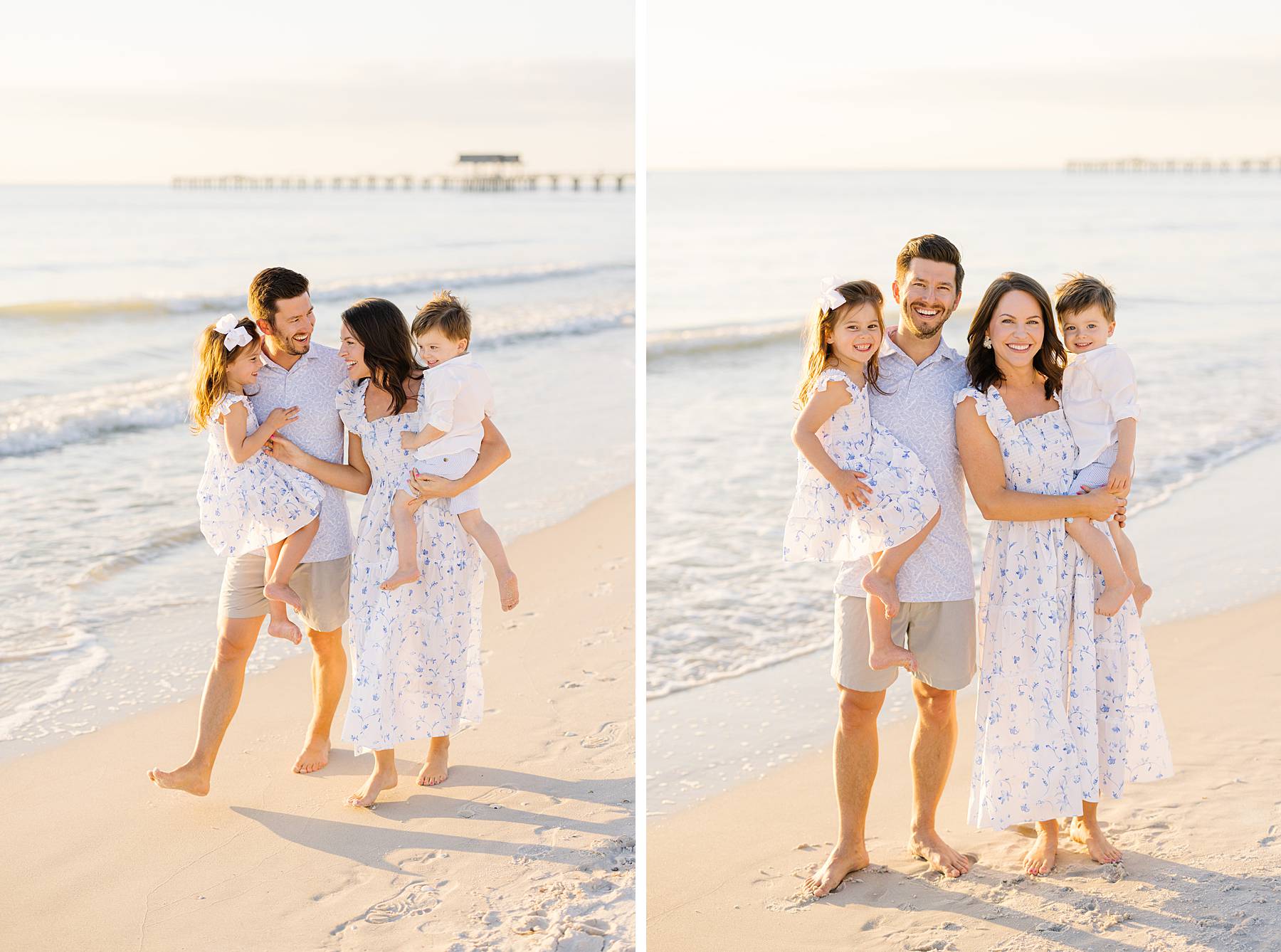Naples Beach | Sunset Family Portrait Session - shanelongphotography.com
