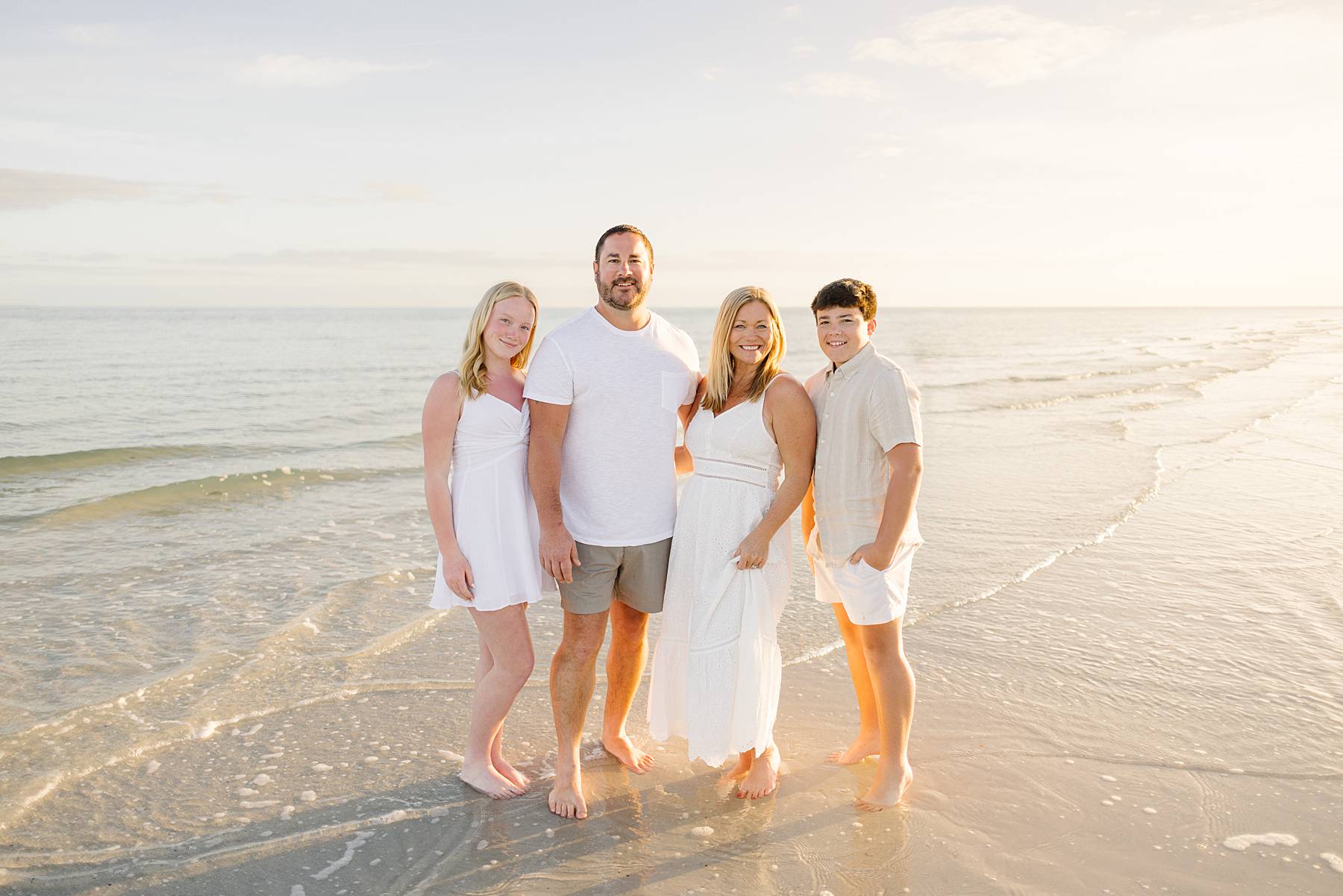 Lighthouse Beach | Sunset Family Portrait Session ...
