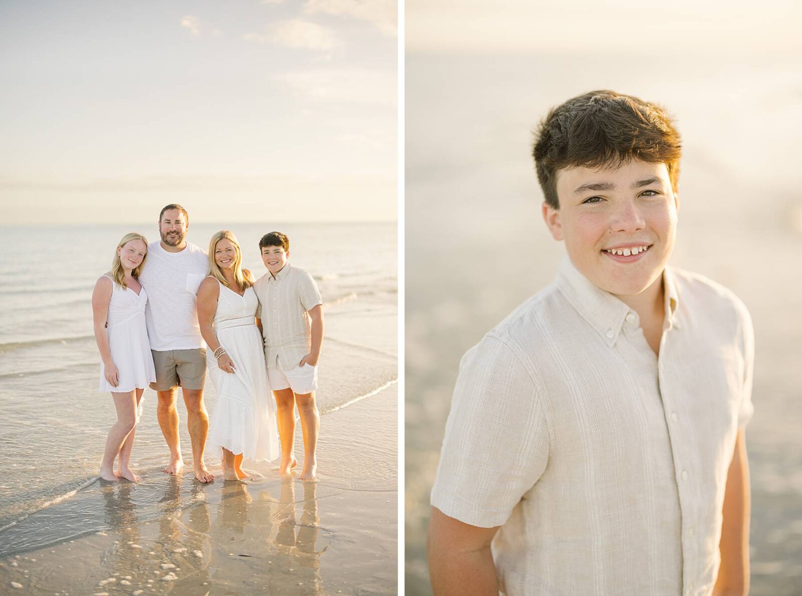 Lighthouse Beach | Sunset Family Portrait Session ...
